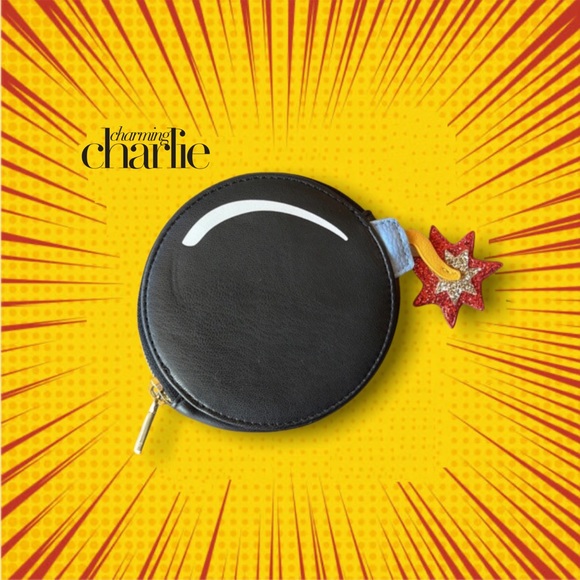 Charming Charlie | Bags | Charming Charlie You Da Bomb Sparkly Coin ...